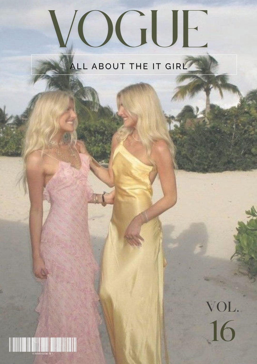 Personalized Teen Girl Digital Magazine Cover | Vogue Style Editable ...