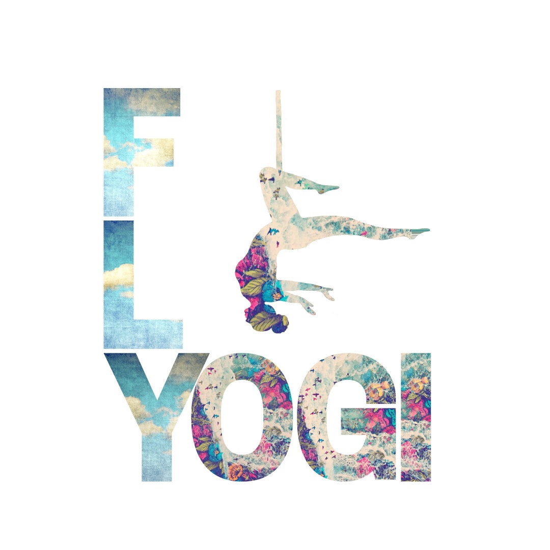 FLY Yogi Aerial Yoga Hammock Silks Boho Graphic Digital Download - Etsy