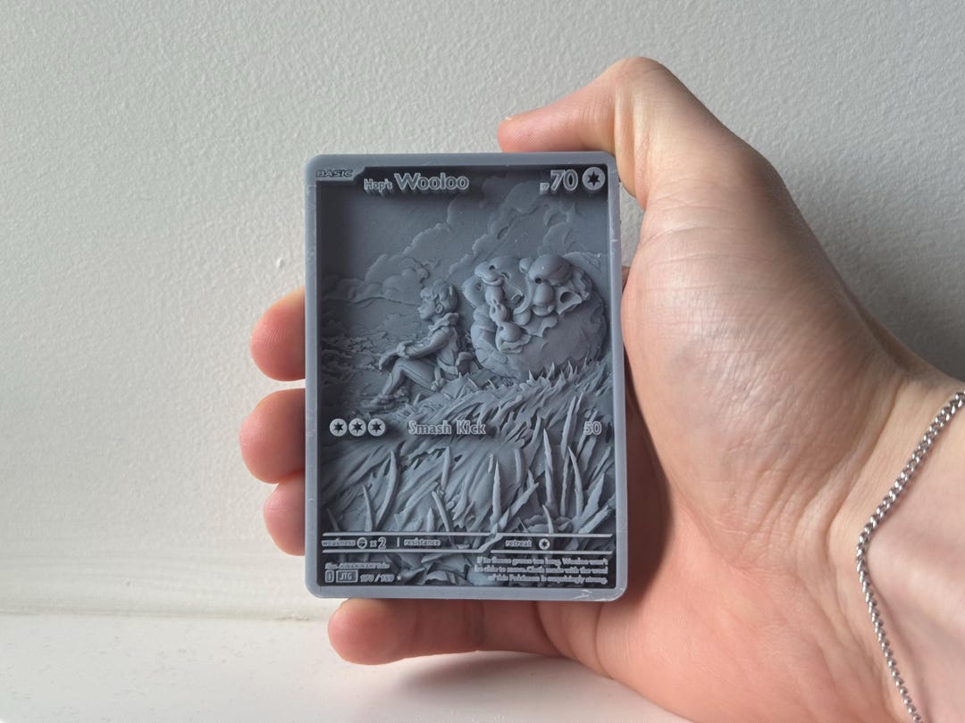 Pokemon Gift - Wooloo 3D Card - Etsy