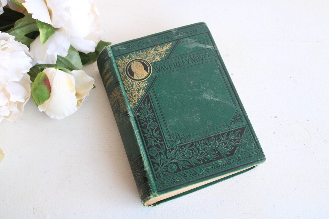 Vintage 1880s Book Sir Walter Scott the Waverly Novels - Etsy