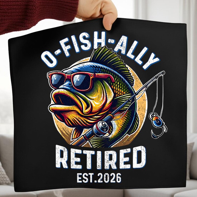 O Fish Ally Retired 2025 PNG, Fisherman Retirement Gift (digital ...