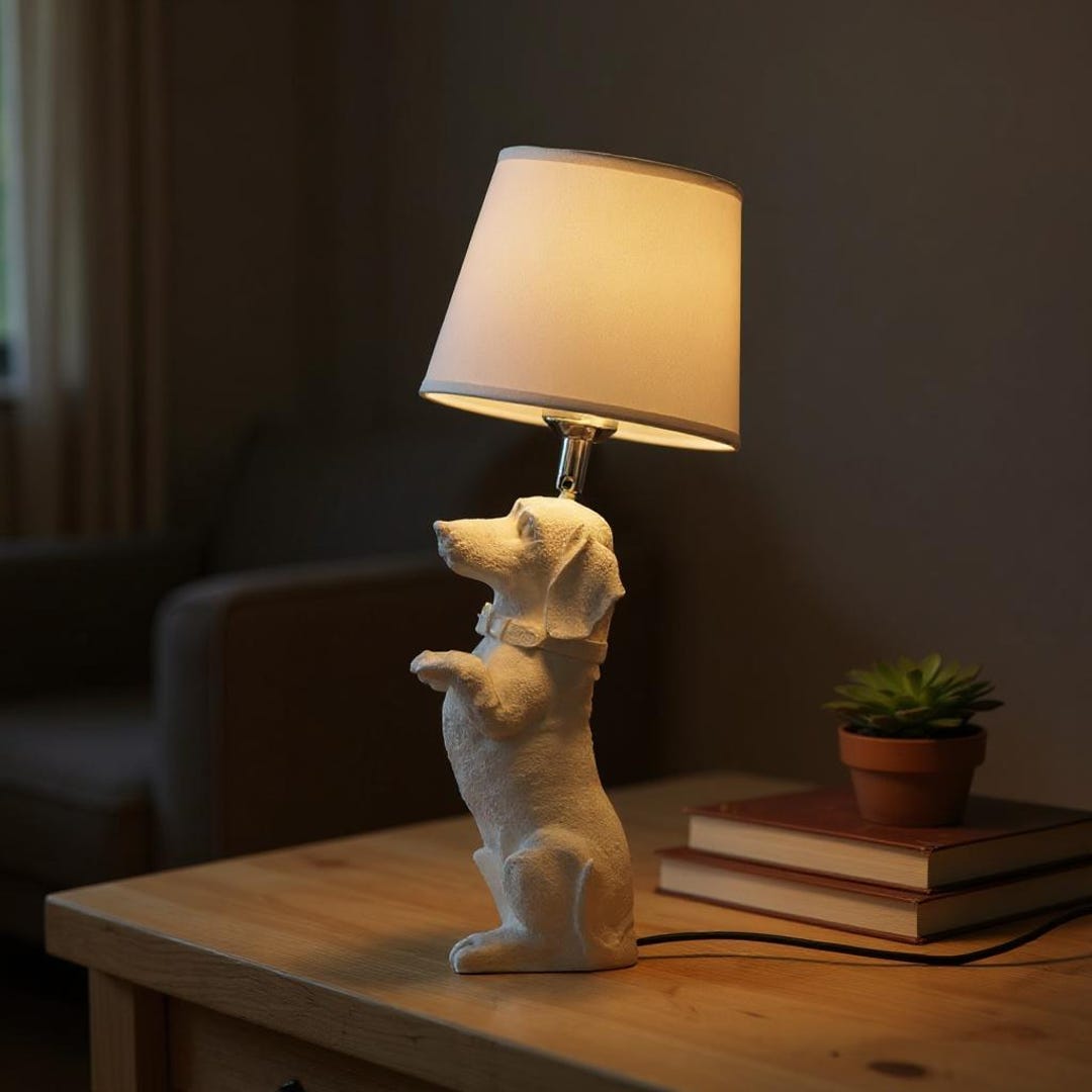 Dachshund Dog Lamp | Unique Animal Table Lamp | Modern Decorative Dog ...