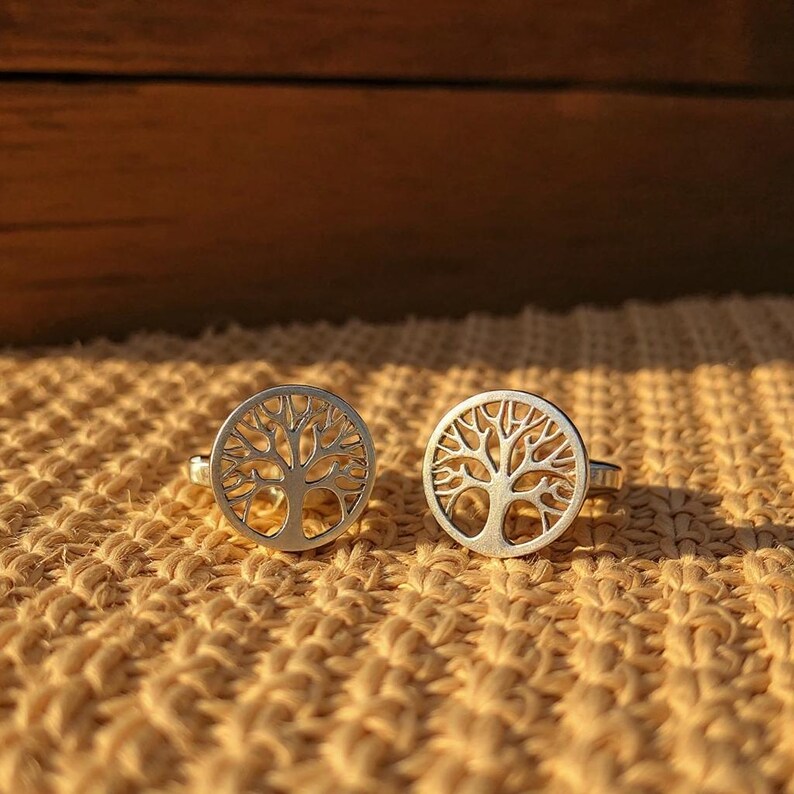Luxury Tree of Life Cufflinks for Men | Wedding Groomsmen Cuff Links ...