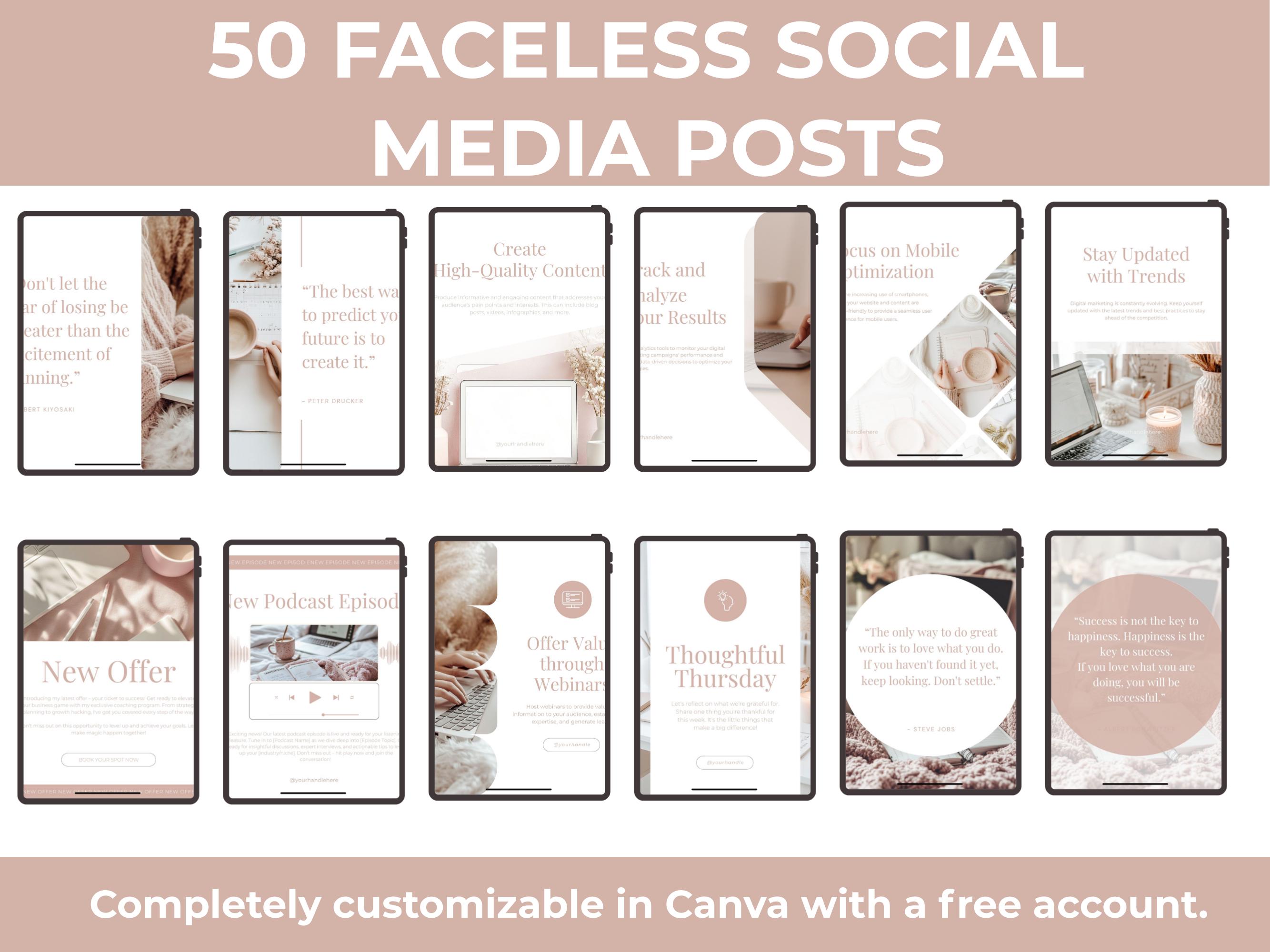 Social Media Planner: Google Docs Calendar & Canva Templates (digital ...