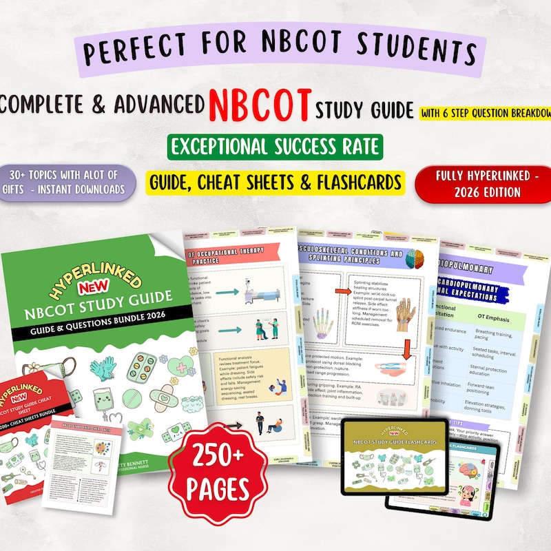 Nbcot Study Pack - Etsy