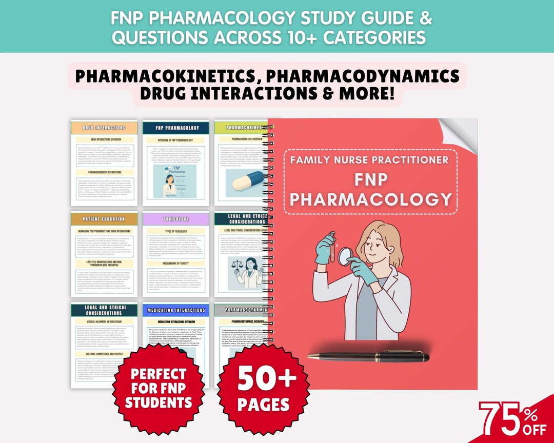 FNP Pharmacology Review: Nurse Practitioner Study Guide & Practice ...