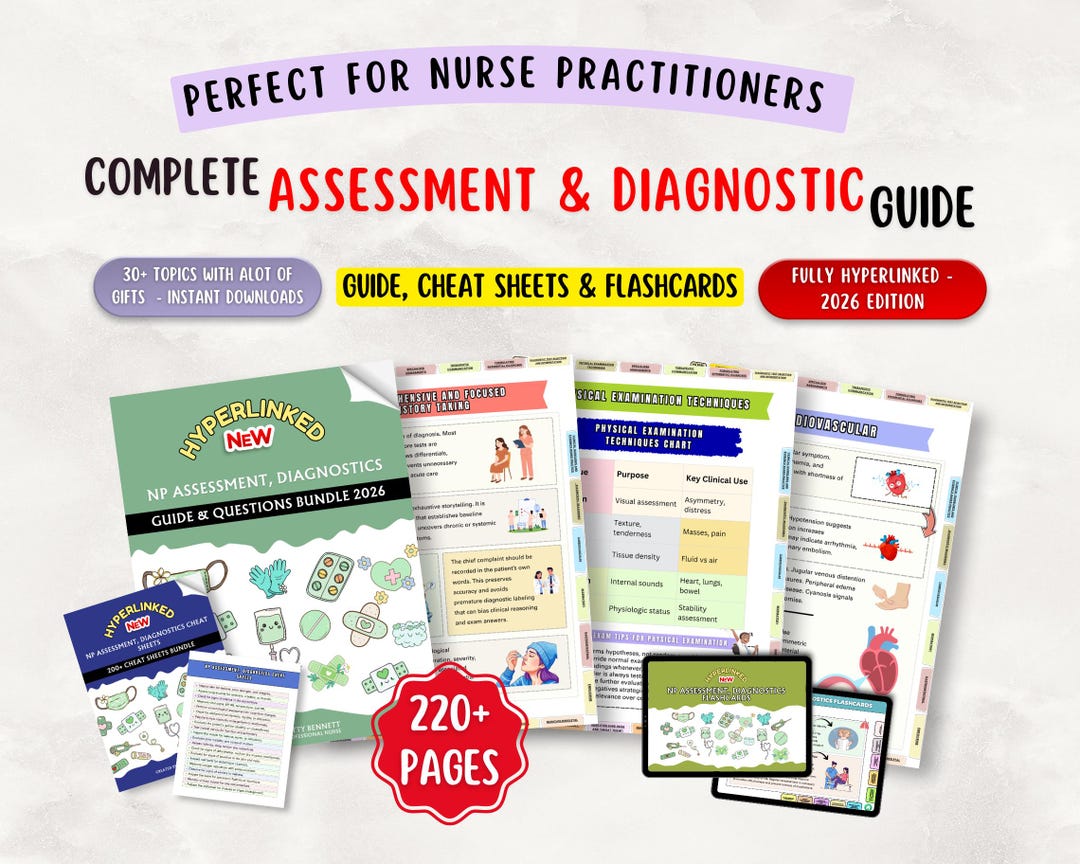 Nurse Practitioner Assessment & Diagnostic Guide 2026, Nursing Study ...