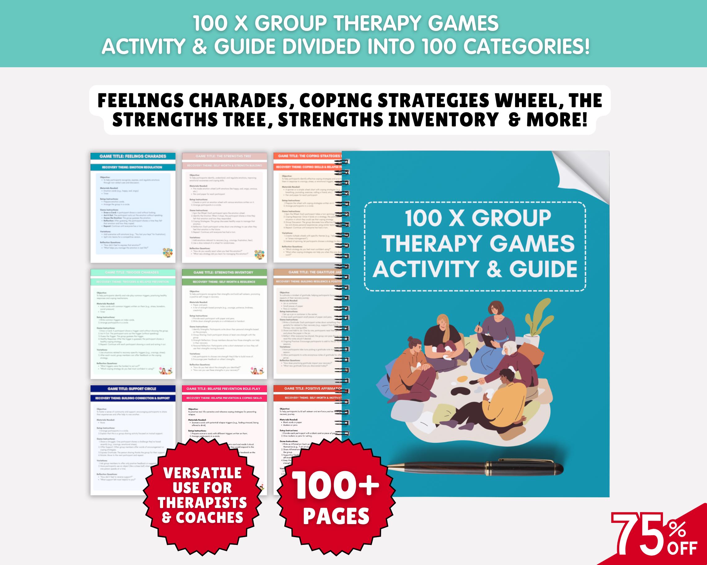 Group Therapy Games for Substance Abuse, Addiction Recovery Activities ...