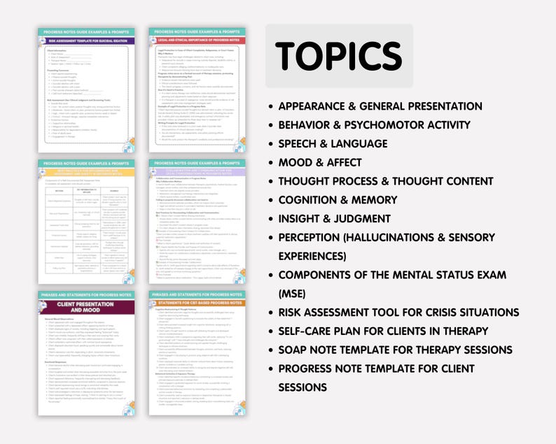Mental Status Exam Cheat Sheet, MSE Reference (PDF File) - Etsy