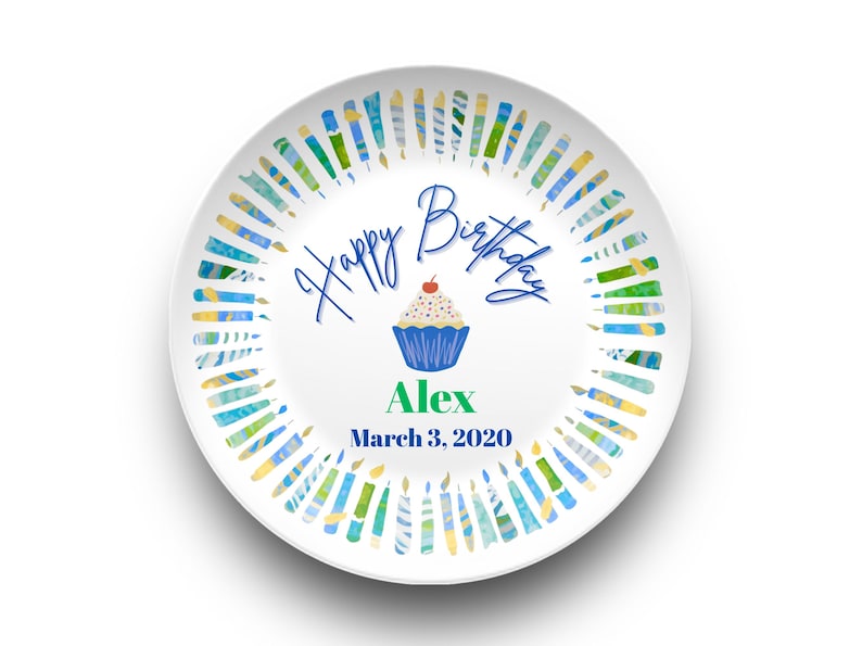 Personalized Birthday Plate, 1st Birthday Plate, Custom Birthday ...