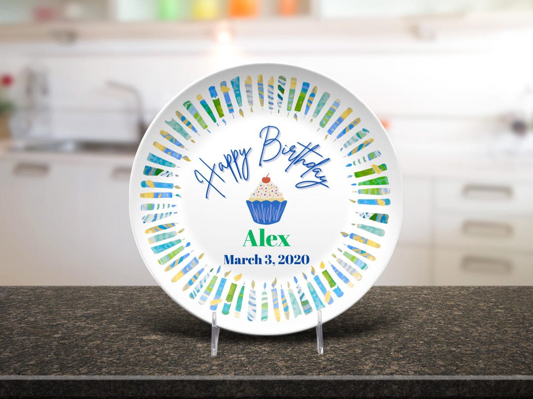 Personalized Birthday Plate, 1st Birthday Plate, Custom Birthday ...