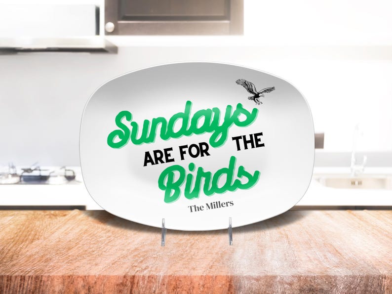 Personalized Philadelphia Eagles Snack Platter, Eagles Mom Gift, Eagles ...
