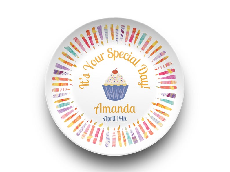 Personalized Birthday Plate, 1st Birthday Plate, Custom Birthday ...