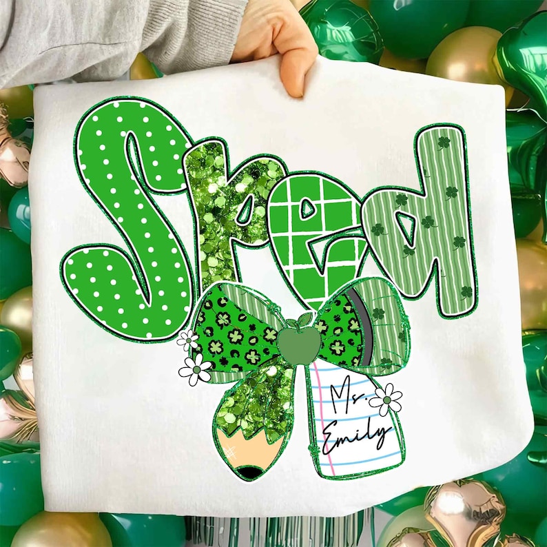 St Patrick Teacher PNG Bundle SPED Para Educator Counselor Lucky ...