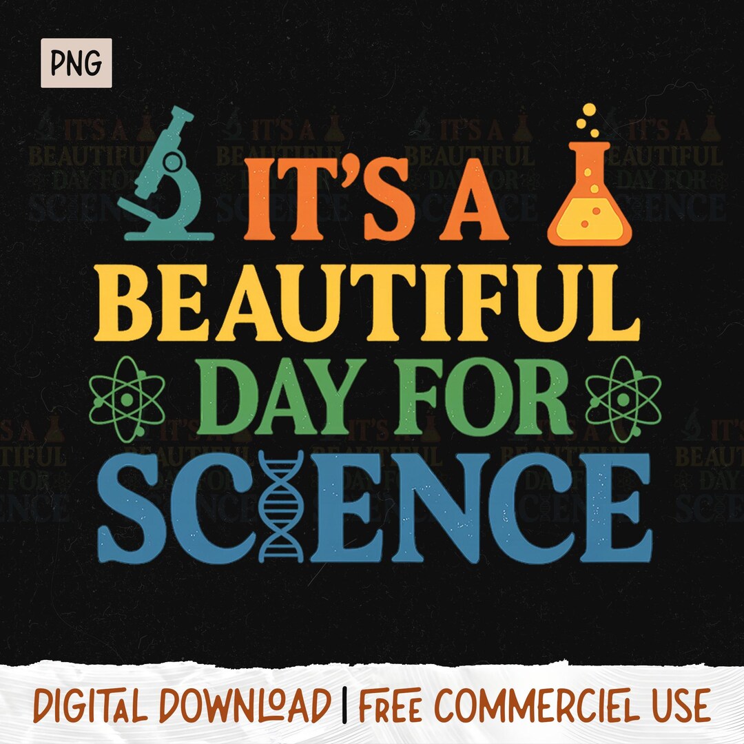 Retro Science PNG: Vintage Elements Design (digital Download - Etsy
