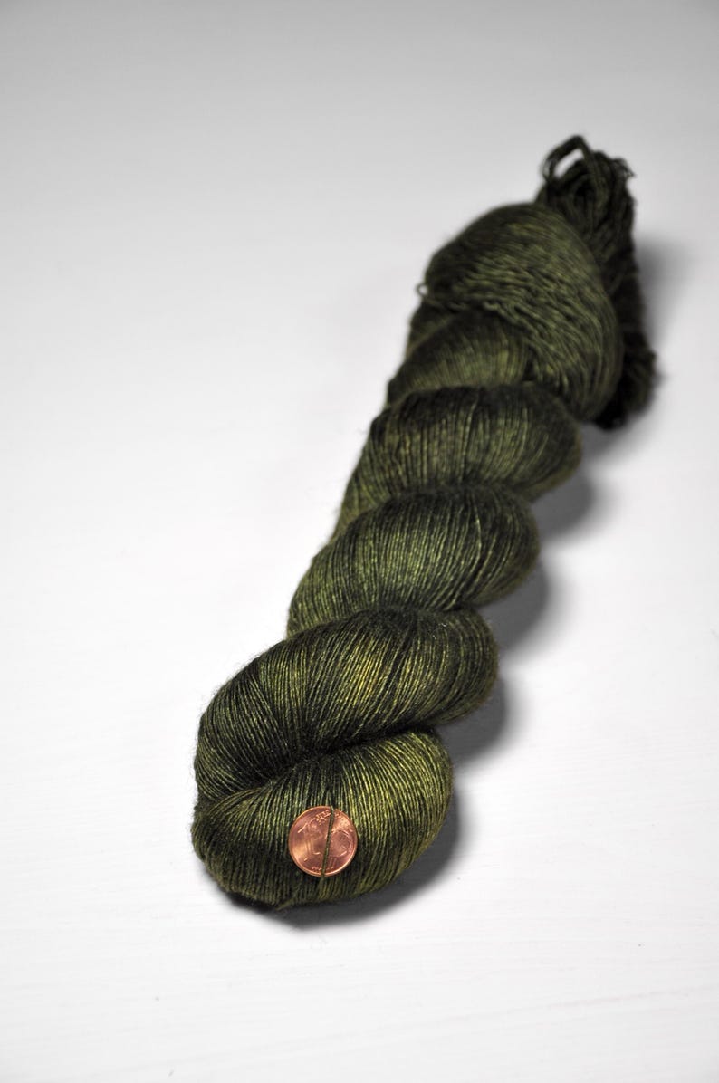 Failed Camouflage - Merino / Silk / Yak Lace Yarn - Mersiyak - Hand ...