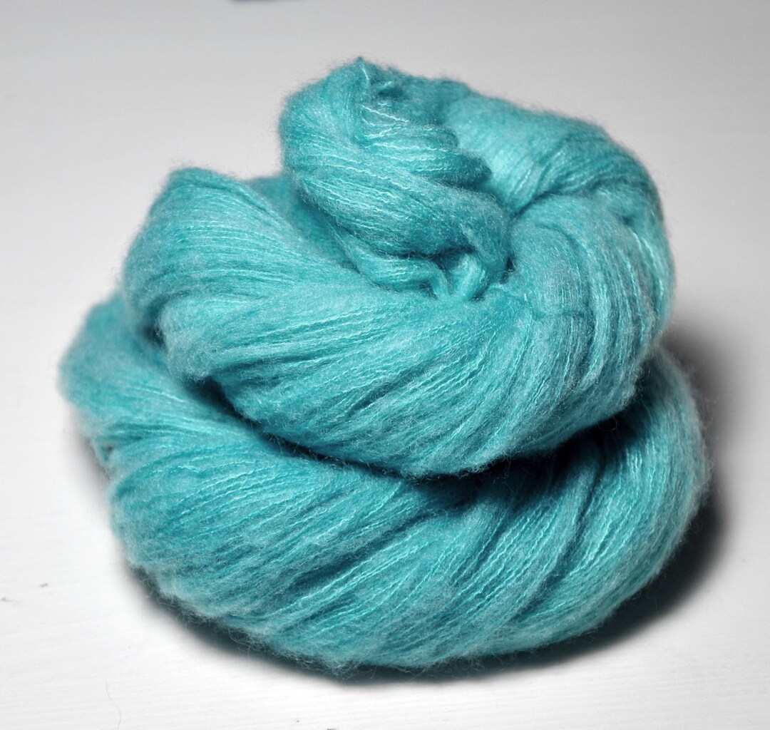 Cyan Which Must Not Be Named - Cashmere / Silk Fine Lace Yarn - Casi ...