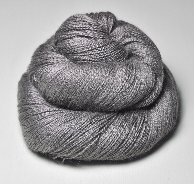 Dead Walnut Wood - Baby Alpaca / Silk Lace Yarn - Hand Dyed by ...