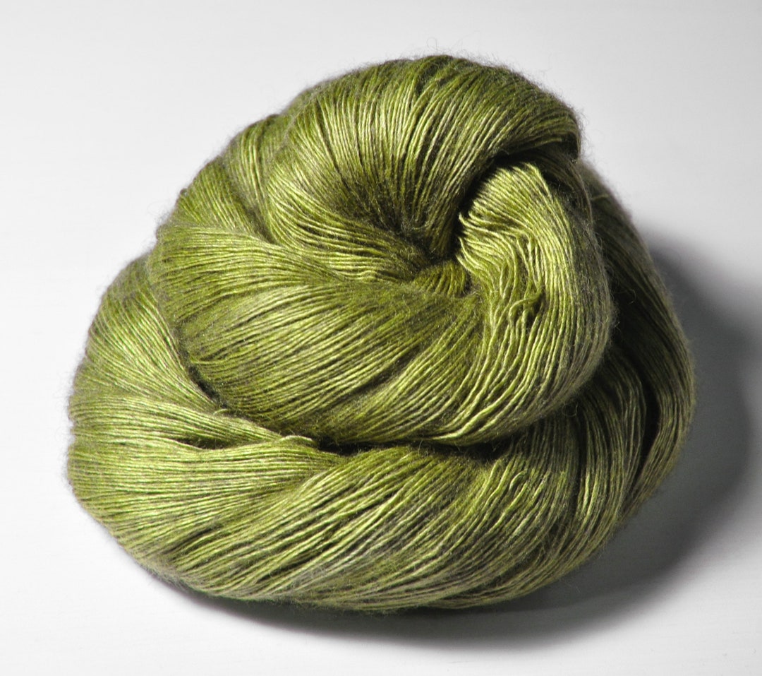 Rotten Golden Kiwi Fruit - Merino / Silk / Yak Lace Yarn - Mersiyak ...