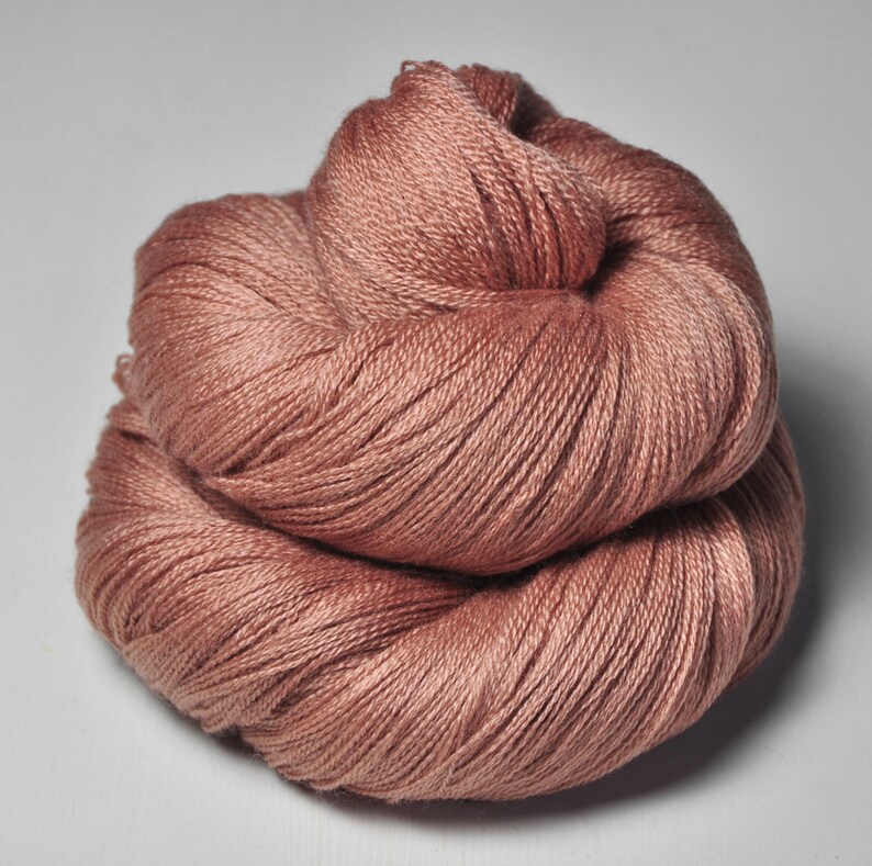 Rotten Chestnut Cream Macaron Merino / Silk / Cashmere Fine | Etsy