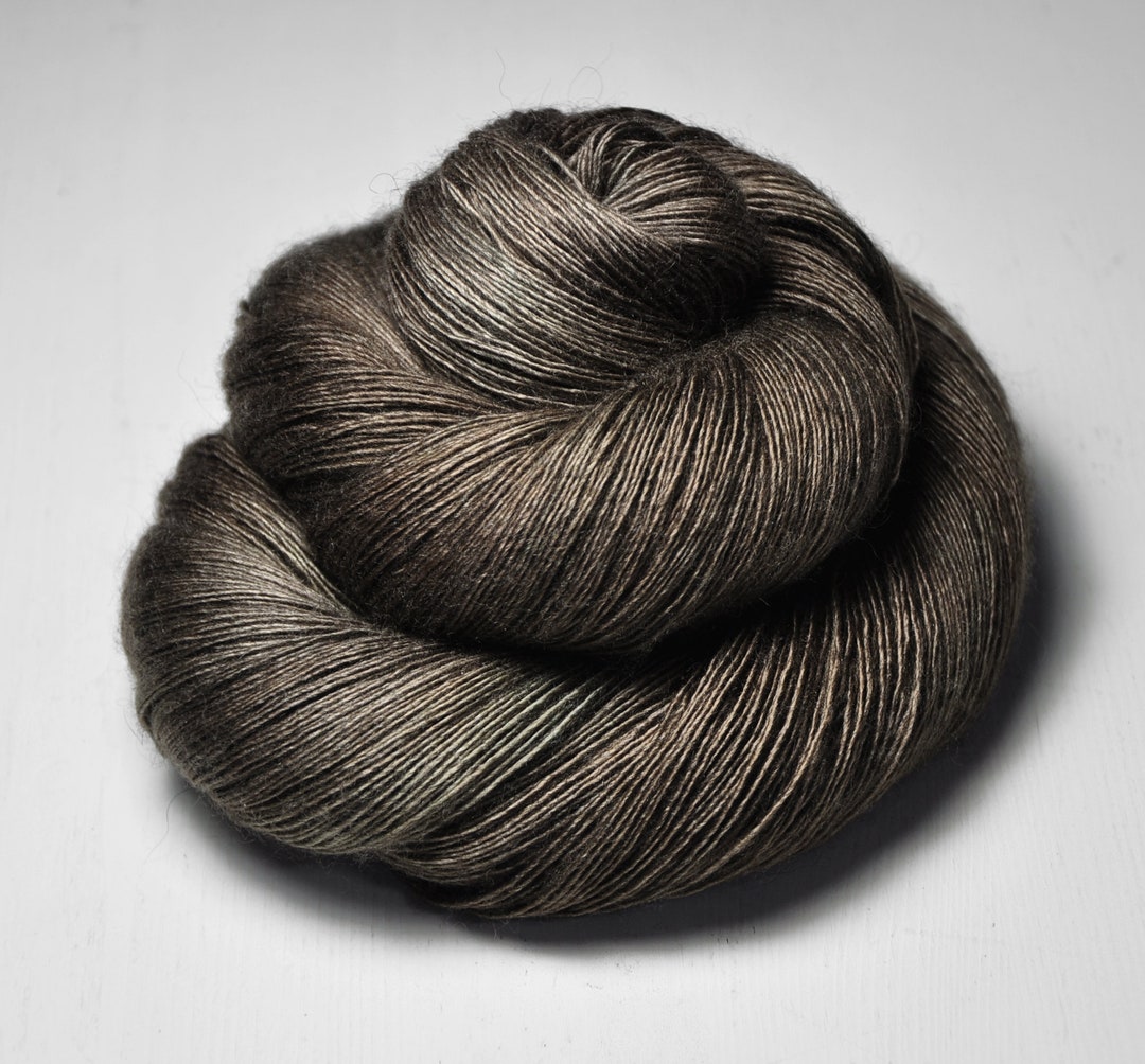 Grapevine Snail on the Street Merino / Silk / Yak Lace Yarn Mersiyak ...