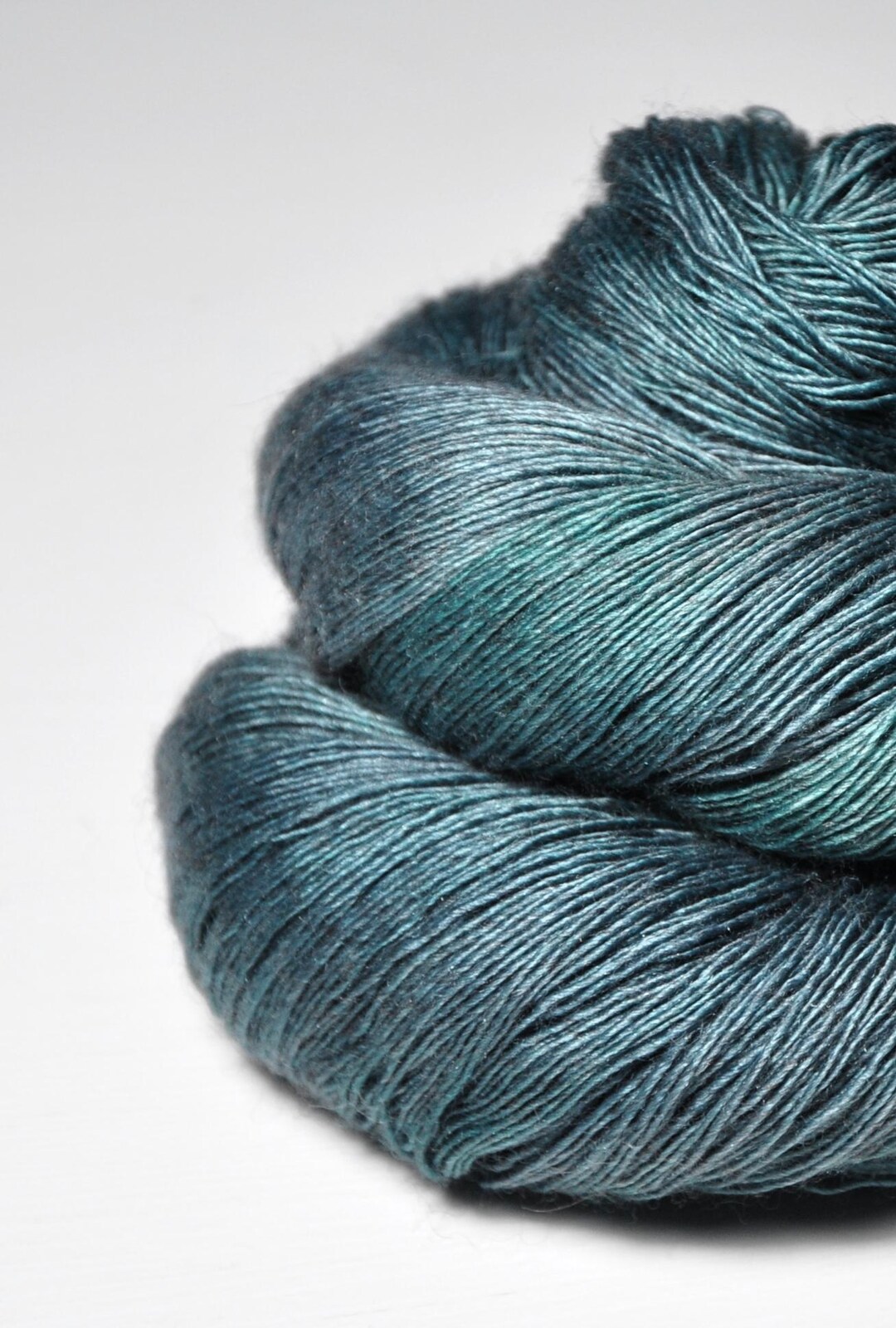 Angry River Kelpie - Merino / Silk / Yak Lace Yarn - Mersiyak - Hand ...