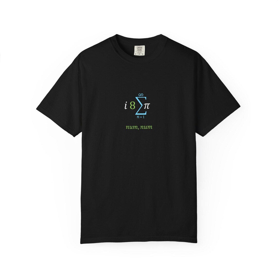 I Eight Sum Pi From 1 to Infinity T-shirt - Etsy