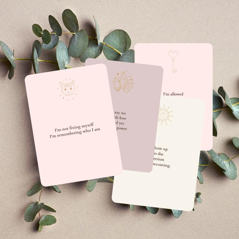 Printable Affirmation Cards, You're That Girl, 24 Empowering Self-worth ...