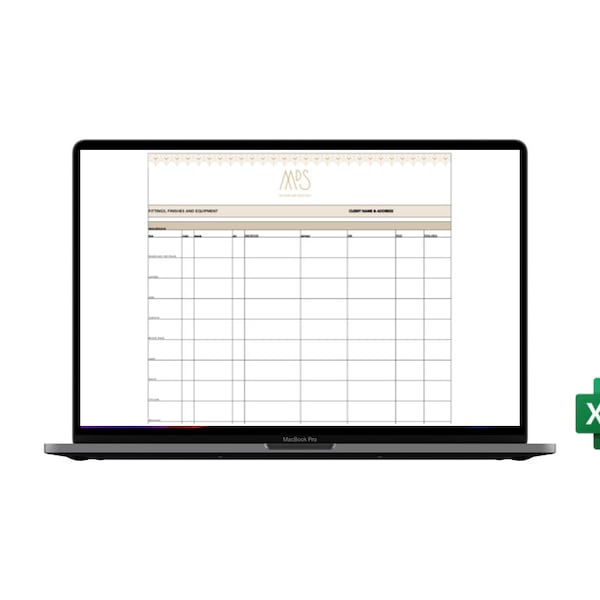 Ff&e Schedule Template - Etsy