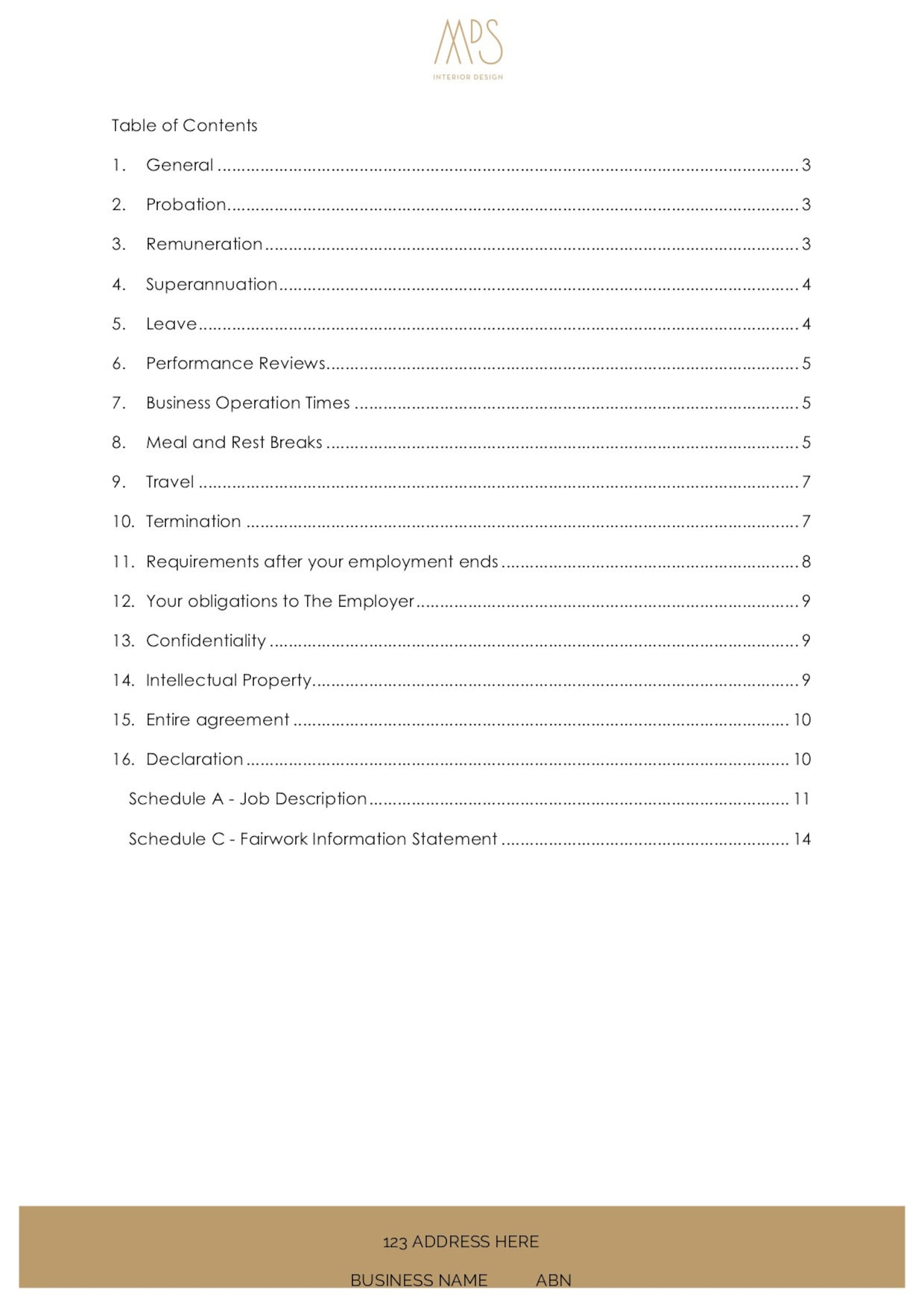 Employment Contract Template | CUSTOMISABLE | New Hire Onboarding ...