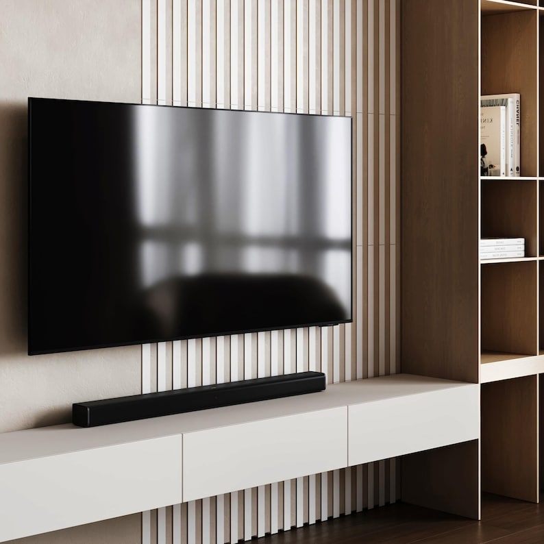 18 PACK - Transform Your Walls | DIY HDF Slats | Peel & Stick Modern ...