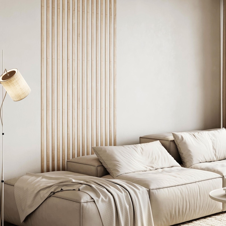 Transform Your Walls | DIY HDF Slats | Peel & Stick Modern Wall Panels ...