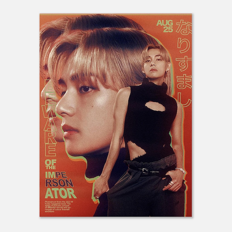 Taehyung "beware of the Imposter" - Etsy