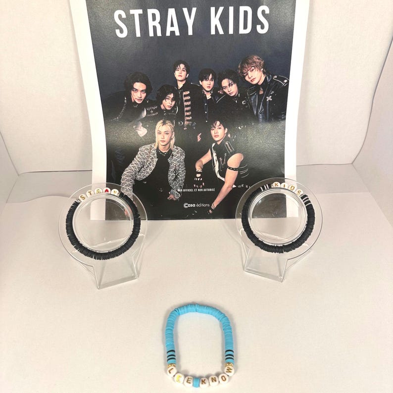 K-pop, Stray Kids, Skzoo Bracelet Made of Colorful Heishi Beads, Unique ...