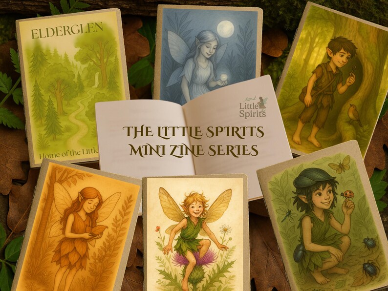 Insect Fairy Printable Zine: Kids Forest Story & Activity (digital ...