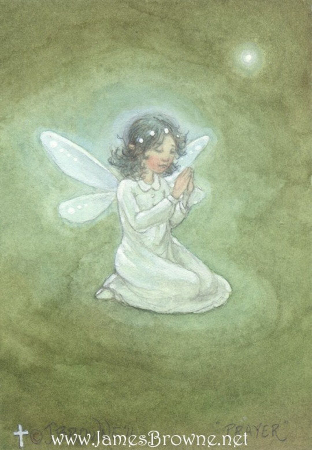Prayer Fairy 5x7 Signed Print - Etsy