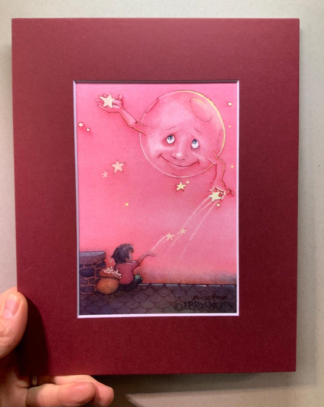 Catch 5x7 Signed Print With 8x10 Mat - Etsy
