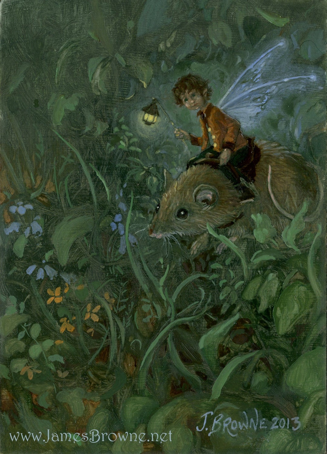 Lenny Luna Mouse and Fairy 8.5x11 Signed Print - Etsy