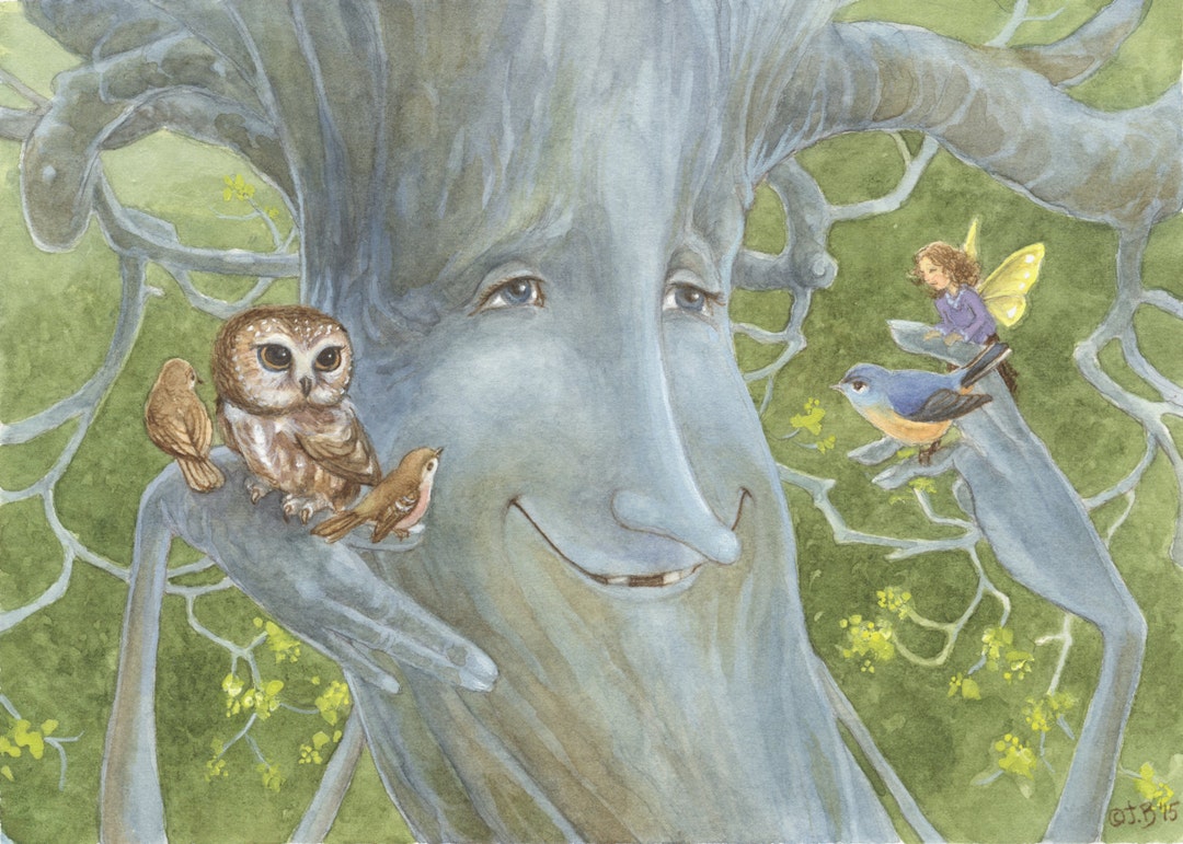 Spring Joy Tree 8.5x11 Signed Print - Etsy