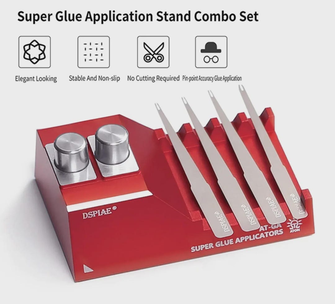 Super Glue Application Stand Set – Precision Model-making Glue Station ...