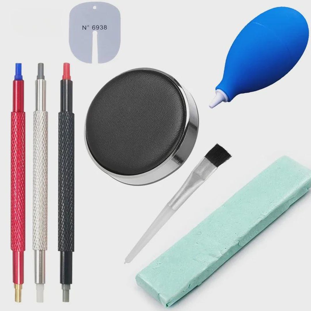 Watch Cleaning Tool Kit With Air Blower and Brushes – 6 or 8 Piece Dust ...