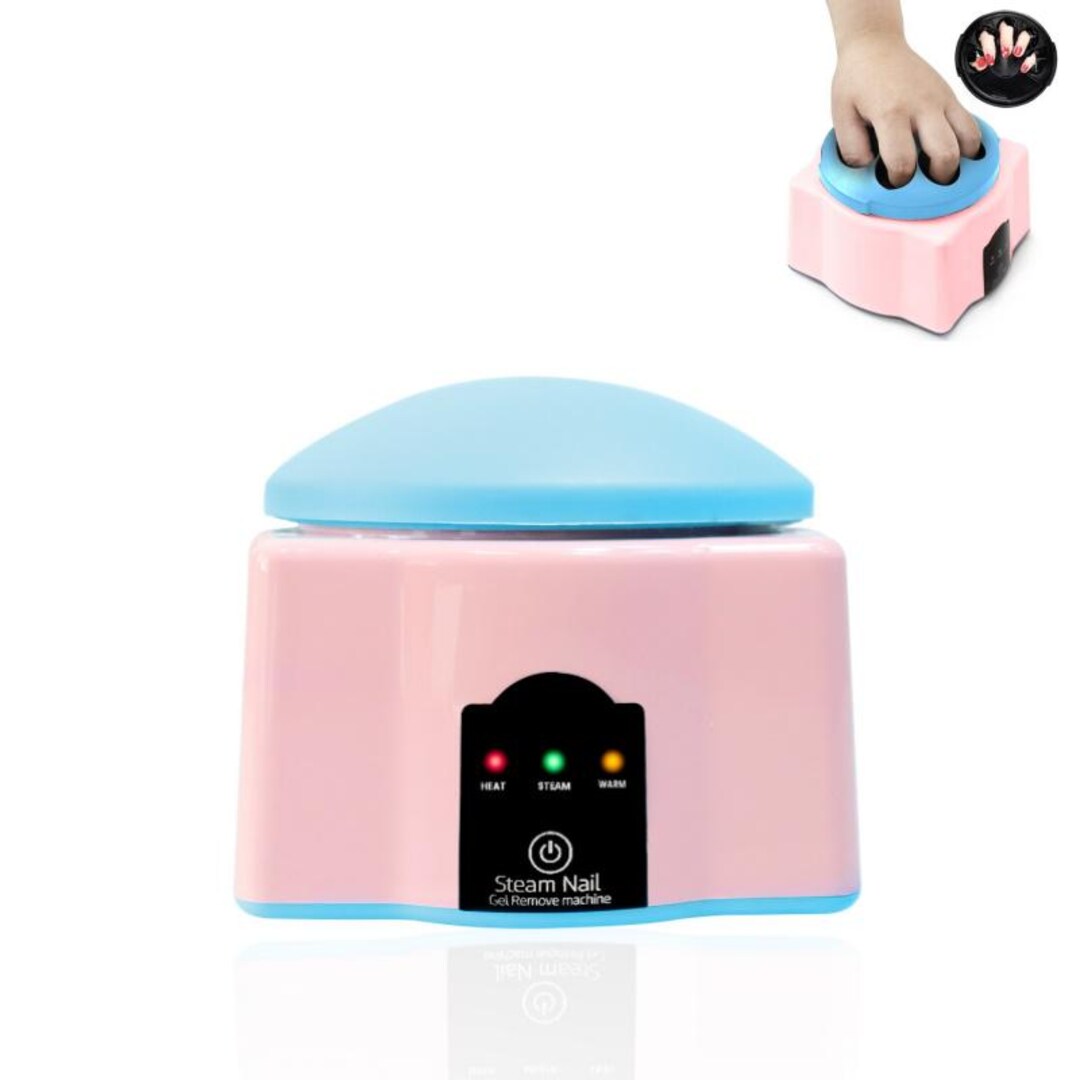Steam Nail Polish Remover Machine – 5-finger Steamer for Gel & Acrylic ...