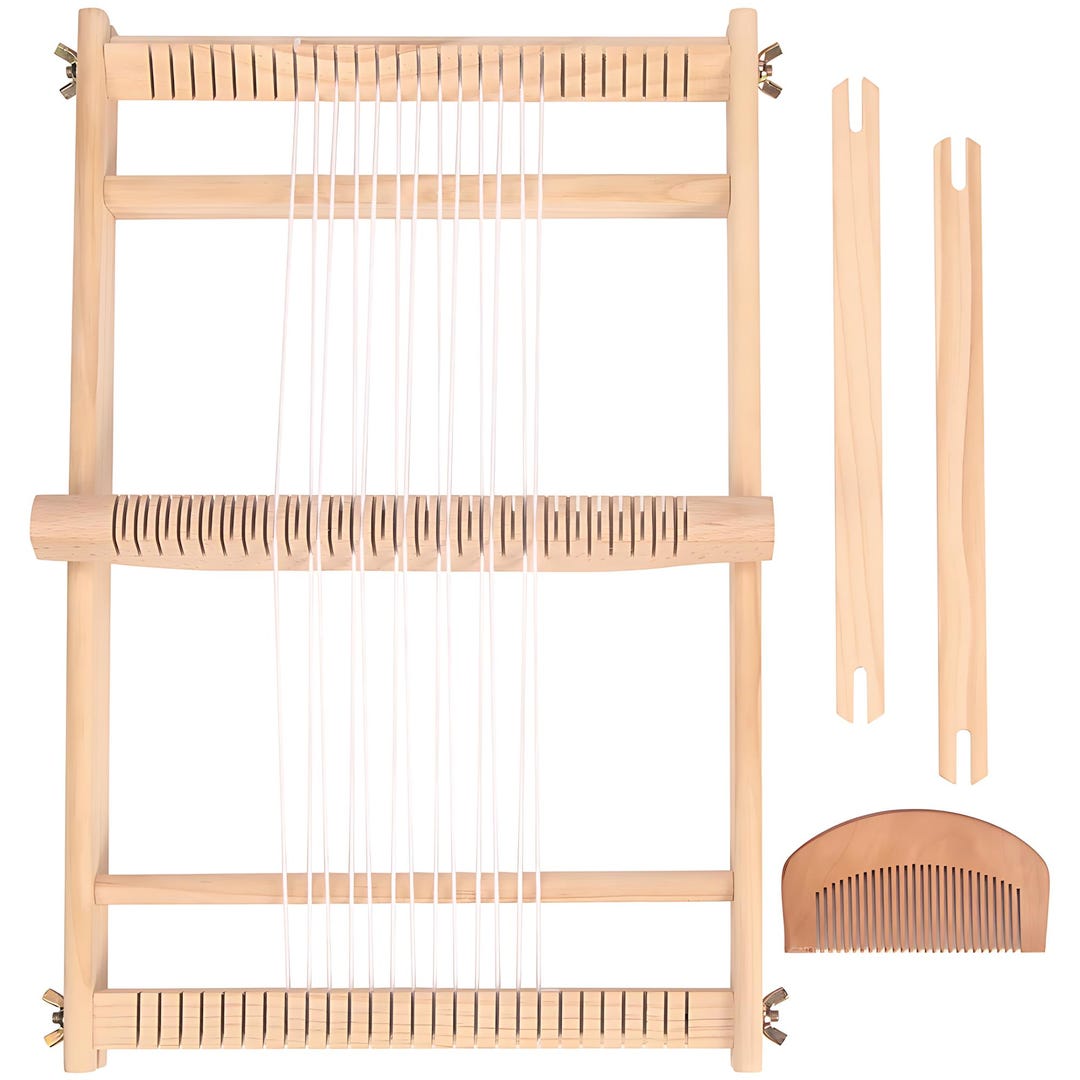 Wooden Weaving Loom for Beginners | Multi-craft Tapestry Frame With ...