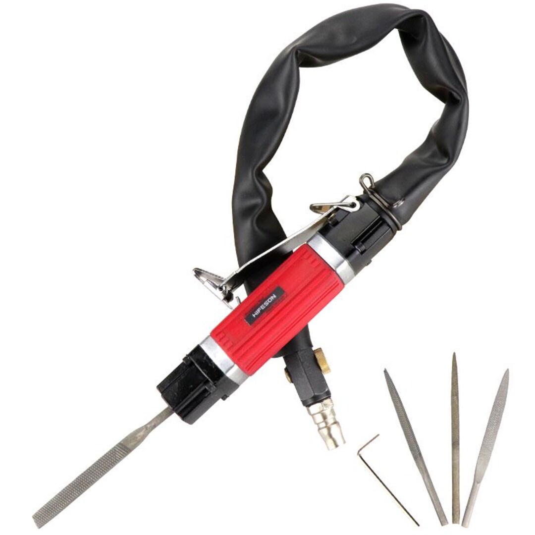 Pneumatic Reciprocating Air File Tool – Compact 6.3" (160 Mm) Narrow ...