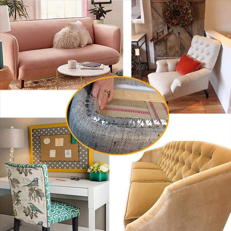 Flexible Upholstery Tack Strip – Curve-ease Style Grip for Chairs ...