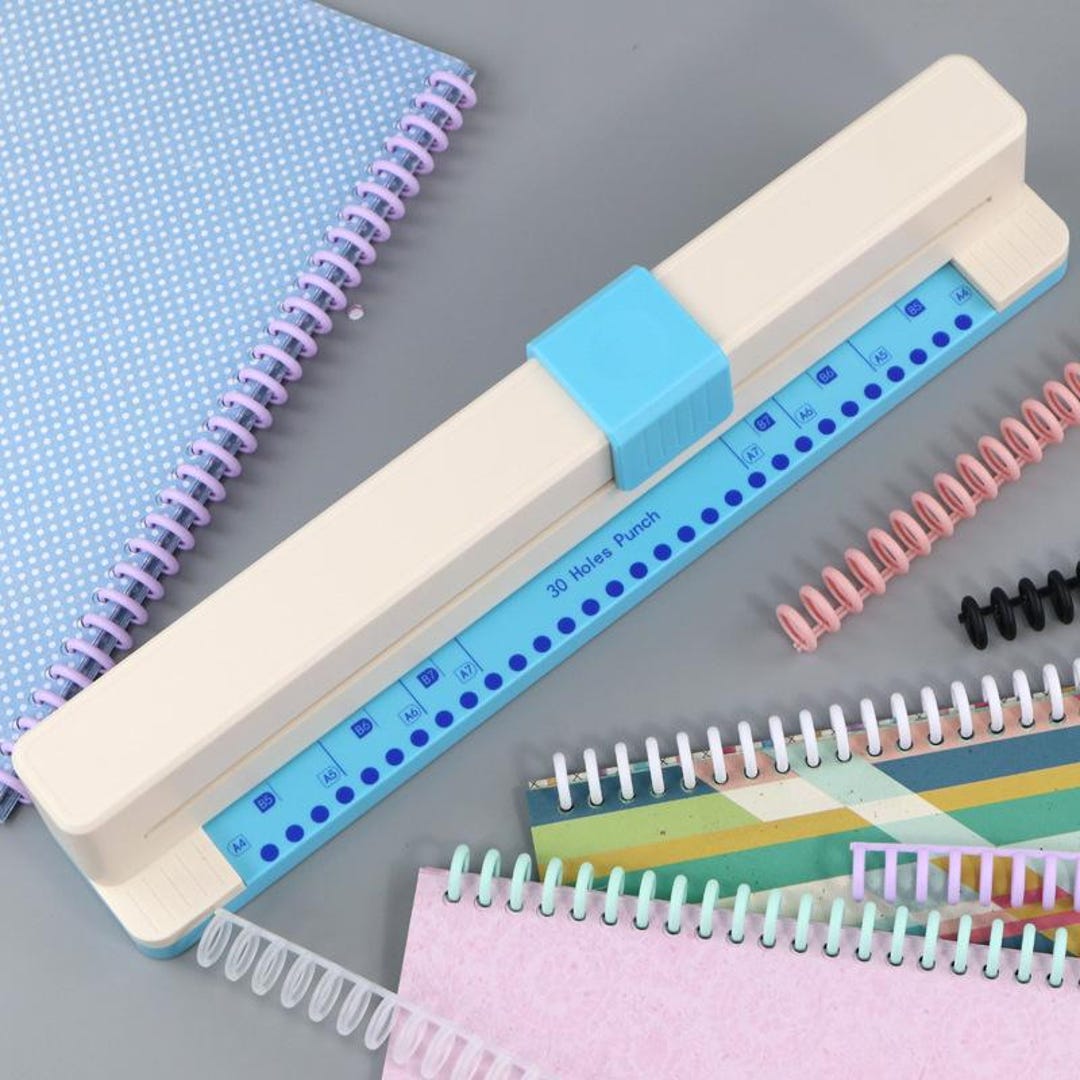 30-hole Manual Paper Punch – A4 Multi-hole Puncher for Notes, Planners ...