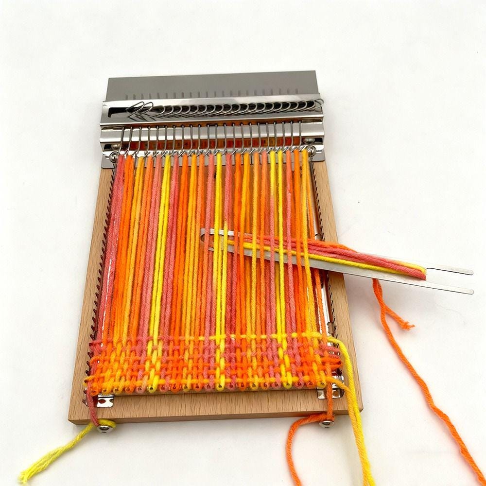 Handheld Knitting Loom – DIY Weaving Tool for Tapestry, Yarn Craft, and ...