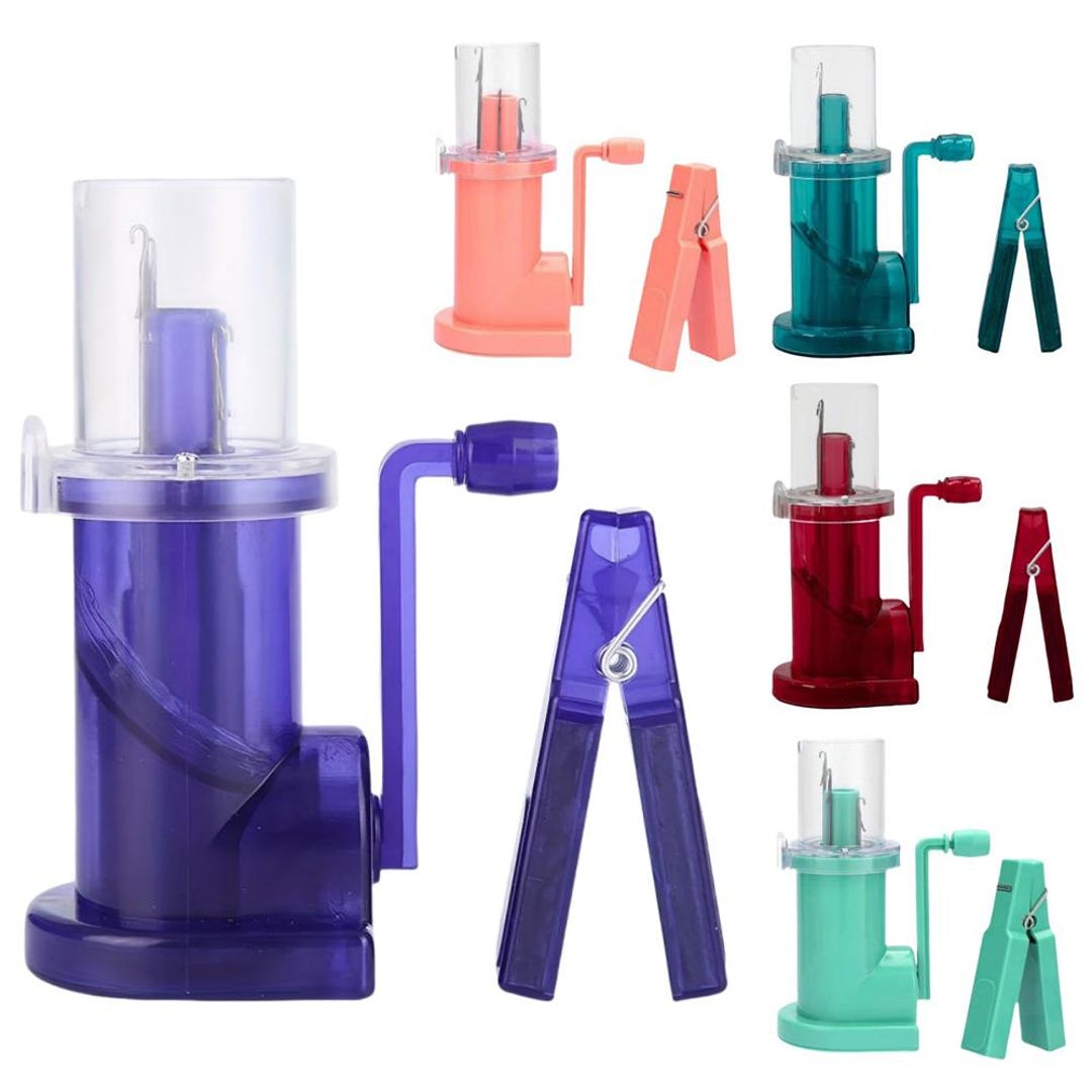 Portable Hand Knitting Loom – Mini Crank Tool for Bracelets ...