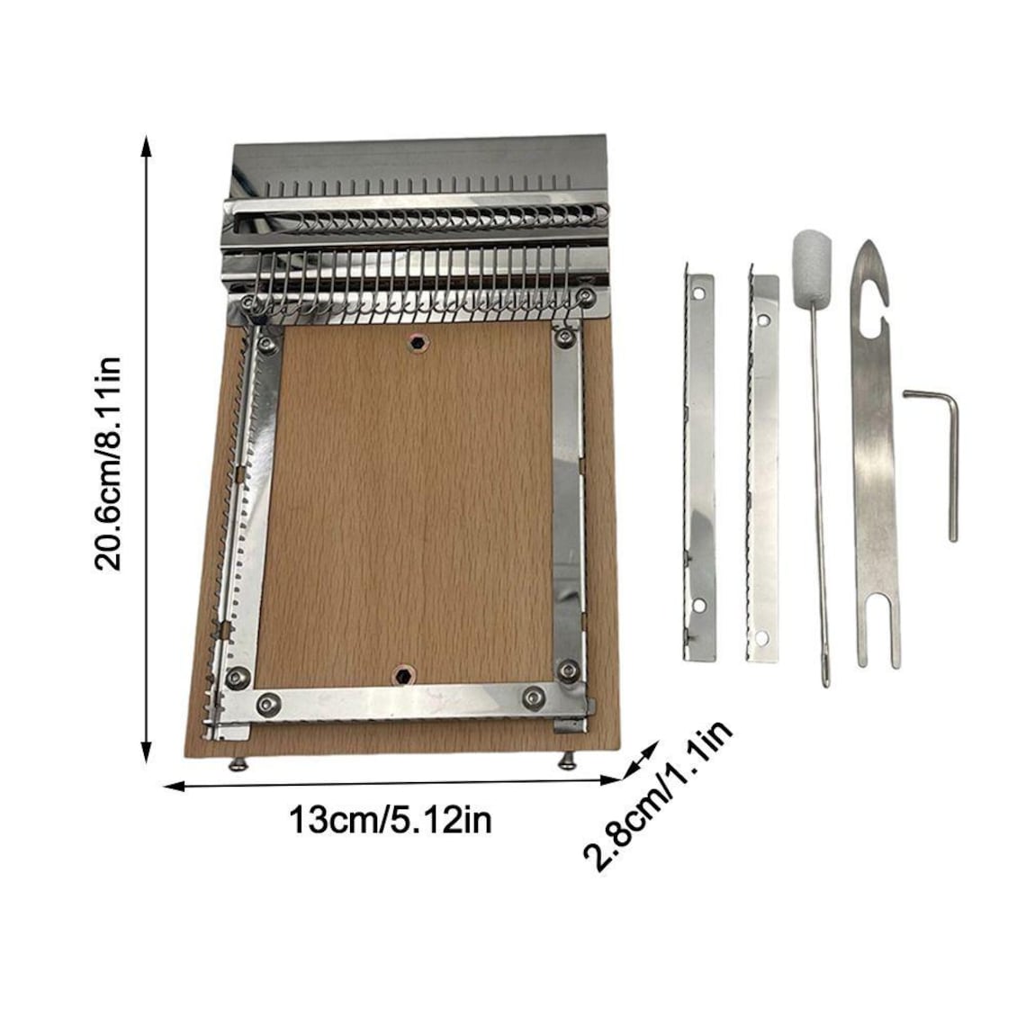 Handheld Knitting Loom – DIY Weaving Tool for Tapestry, Yarn Craft, and ...