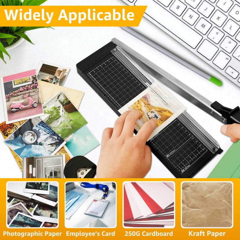Mini Guillotine Paper Trimmer – Accurate A4 Cutting Tool for Crafting ...